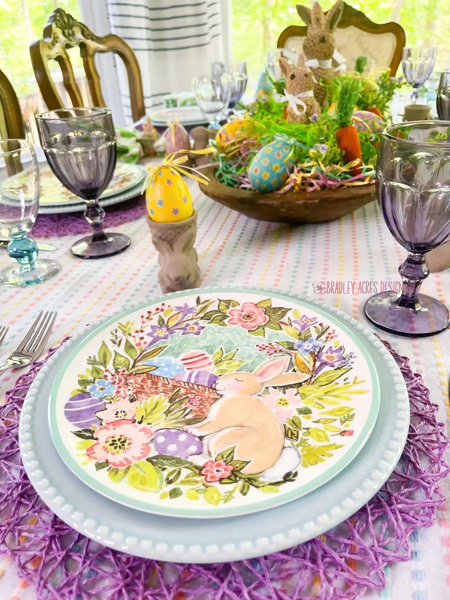 Where Color and Pattern Gather: How to Create a Magical Easter Table ...